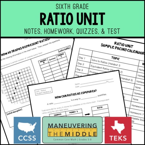 Ratios in the Classroom - Maneuvering the Middle