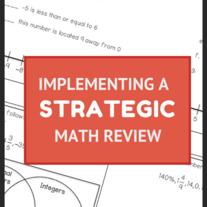 Math Concepts You Teach in Middle School