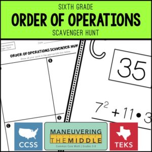 3 Math Review Games to Get Students Moving - Maneuvering the Middle