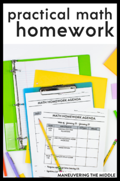 Practical Math Homework - Maneuvering the Middle