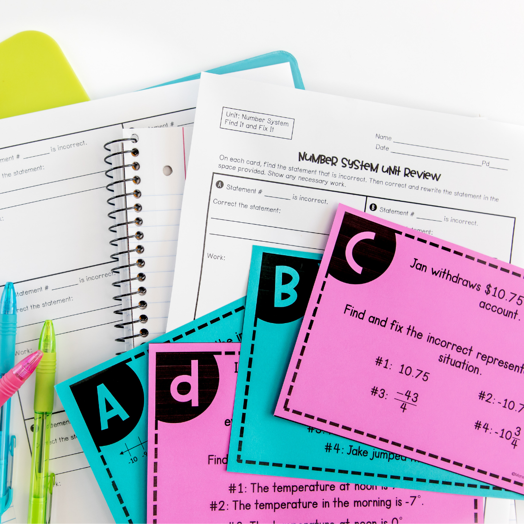 Linear Equations Activity Ideas Maneuvering The Middle