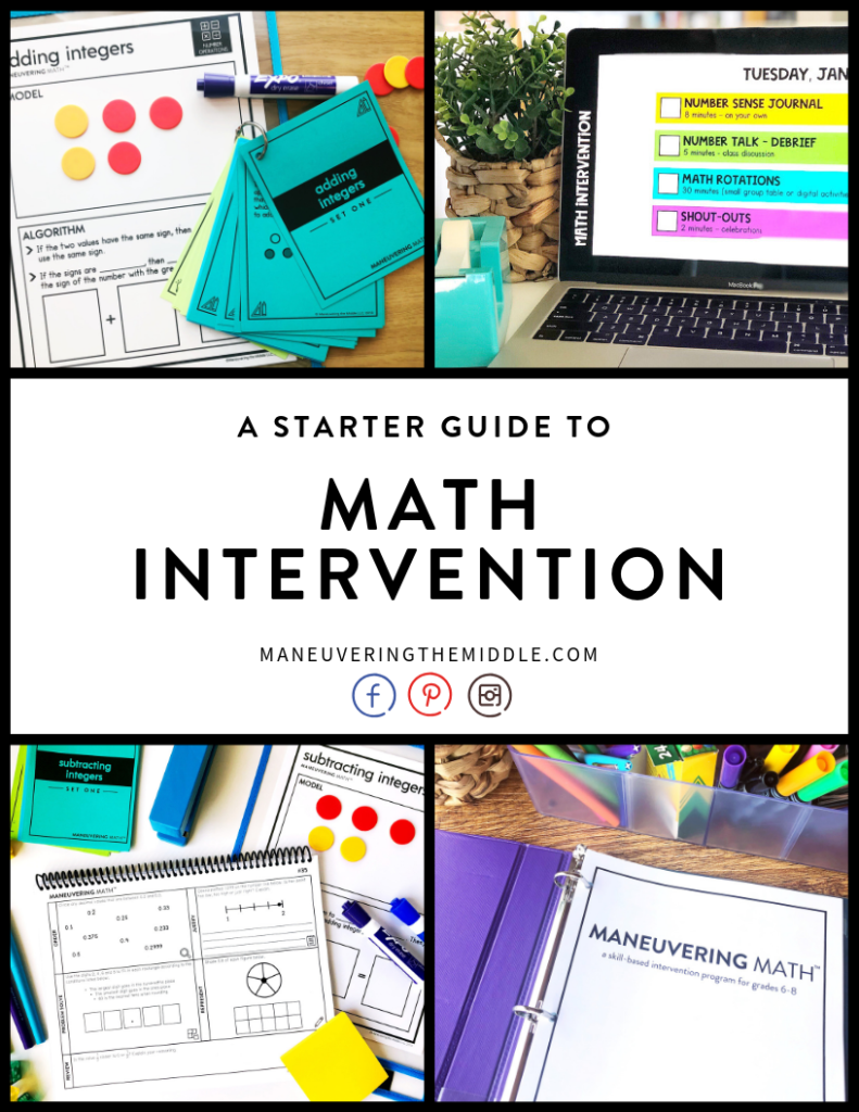 My Math Intervention Schedule Maneuvering The Middle My Math Intervention Schedule Maneuvering The Middle