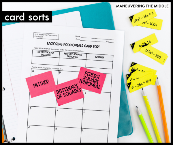 Student-Centered Math Activities - Maneuvering the Middle