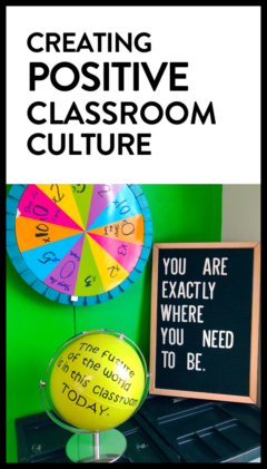 Creating Positive Classroom Culture - Maneuvering the Middle
