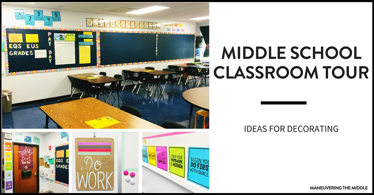 Middle School Classroom Tour Maneuvering The Middle