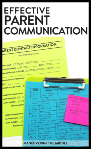 4 Tips for Effective Parent Communication - Maneuvering the Middle