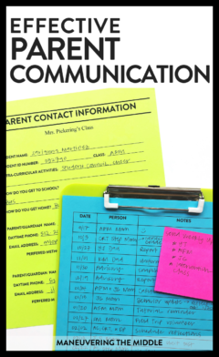 4 Tips for Effective Parent Communication - Maneuvering the Middle