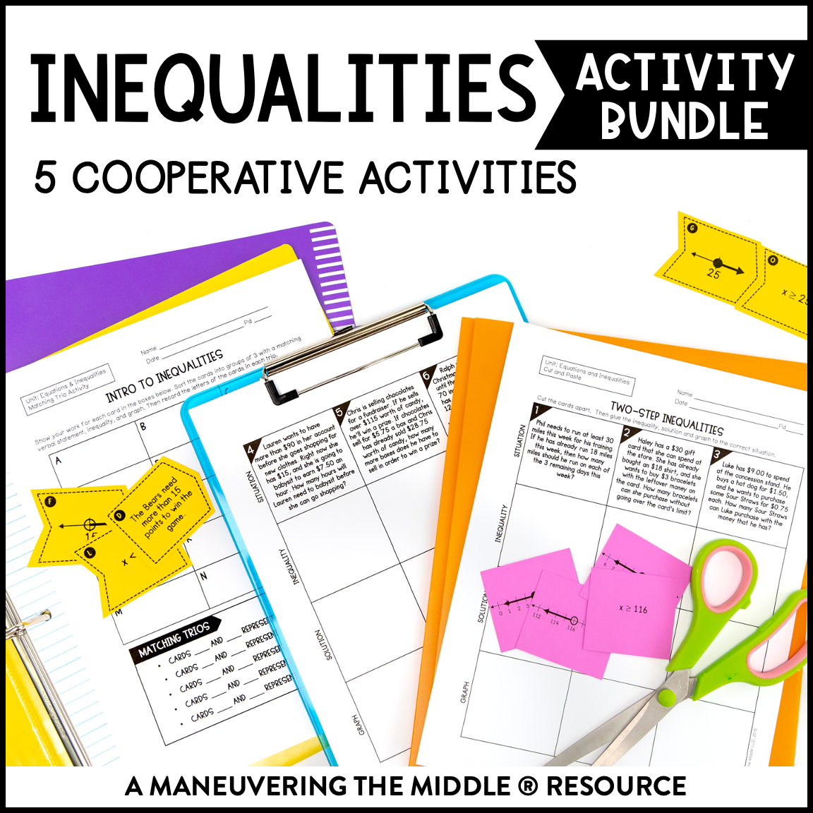 Teaching One- and Two-Step Inequalities - Maneuvering the Middle