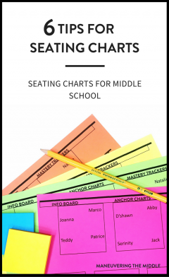 Seating Charts for Middle School - Maneuvering the Middle