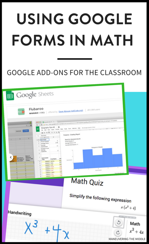 Using Google Forms in Math - Maneuvering the Middle