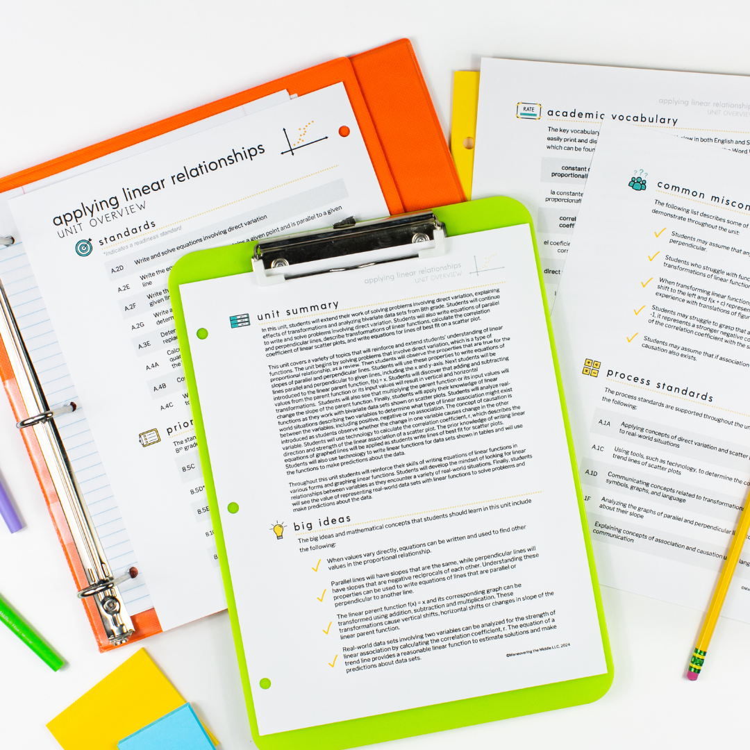 Using Tape Diagrams to Solve Problems - Maneuvering the Middle