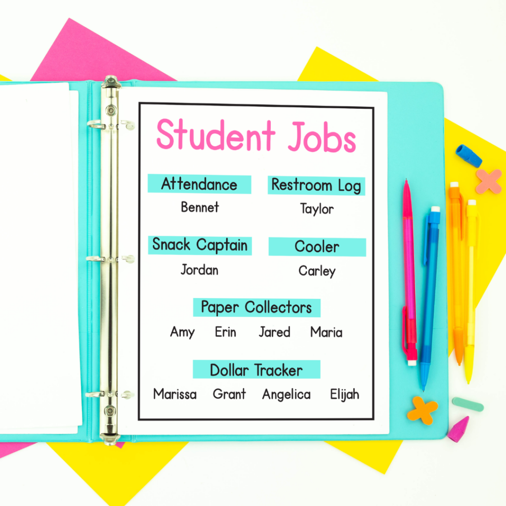 Teacher Organization and Classroom Ideas for Middle School