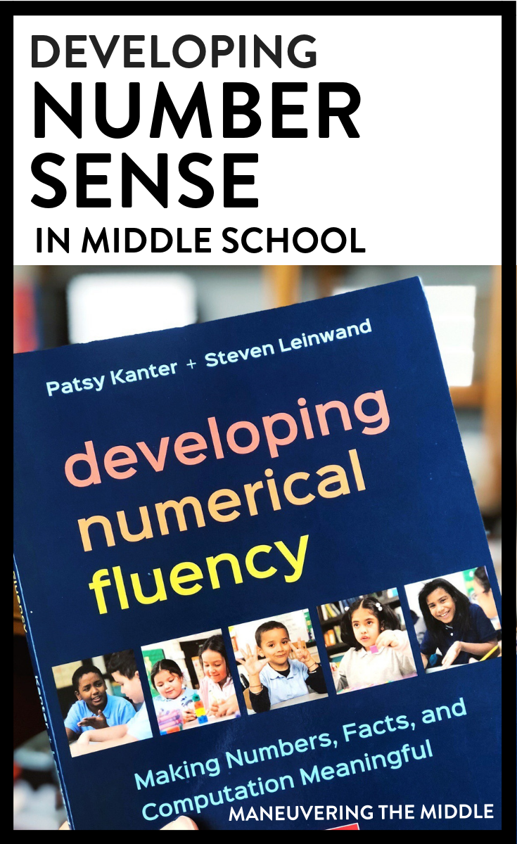 Number Sense in Middle School - Maneuvering the Middle