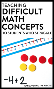 Using CRA to Teach Difficult Math Concepts - Maneuvering the Middle