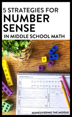 5 Strategies for Building Number Sense - Maneuvering the Middle