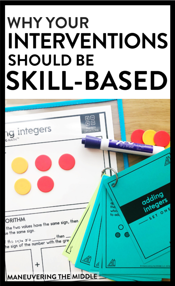 Why Intervention Should be Skill Based - Maneuvering the Middle