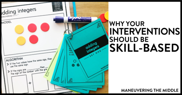 Why Intervention Should be Skill Based - Maneuvering the Middle