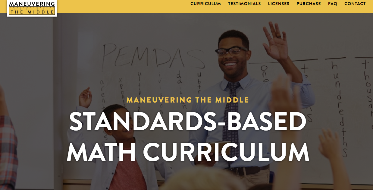 Maneuvering Math Thank You - Maneuvering the Middle
