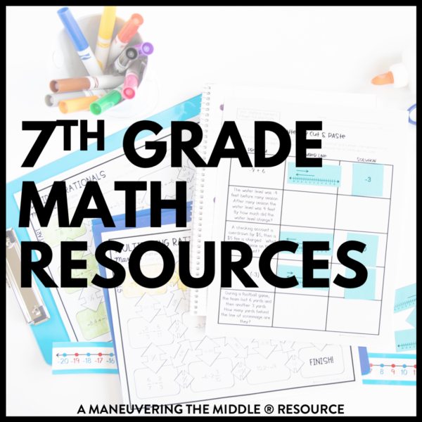 Math Concepts You Teach in Middle School