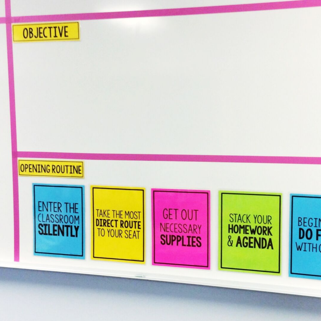 Structuring a 60 Minute Class Period - Maneuvering the Middle