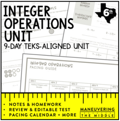 How to Teach Integer Operations - Maneuvering the Middle