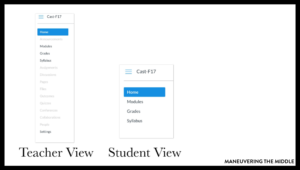 Using Canvas in Your Classroom - Maneuvering the Middle