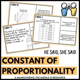 Teaching Proportional Relationships - Maneuvering the Middle