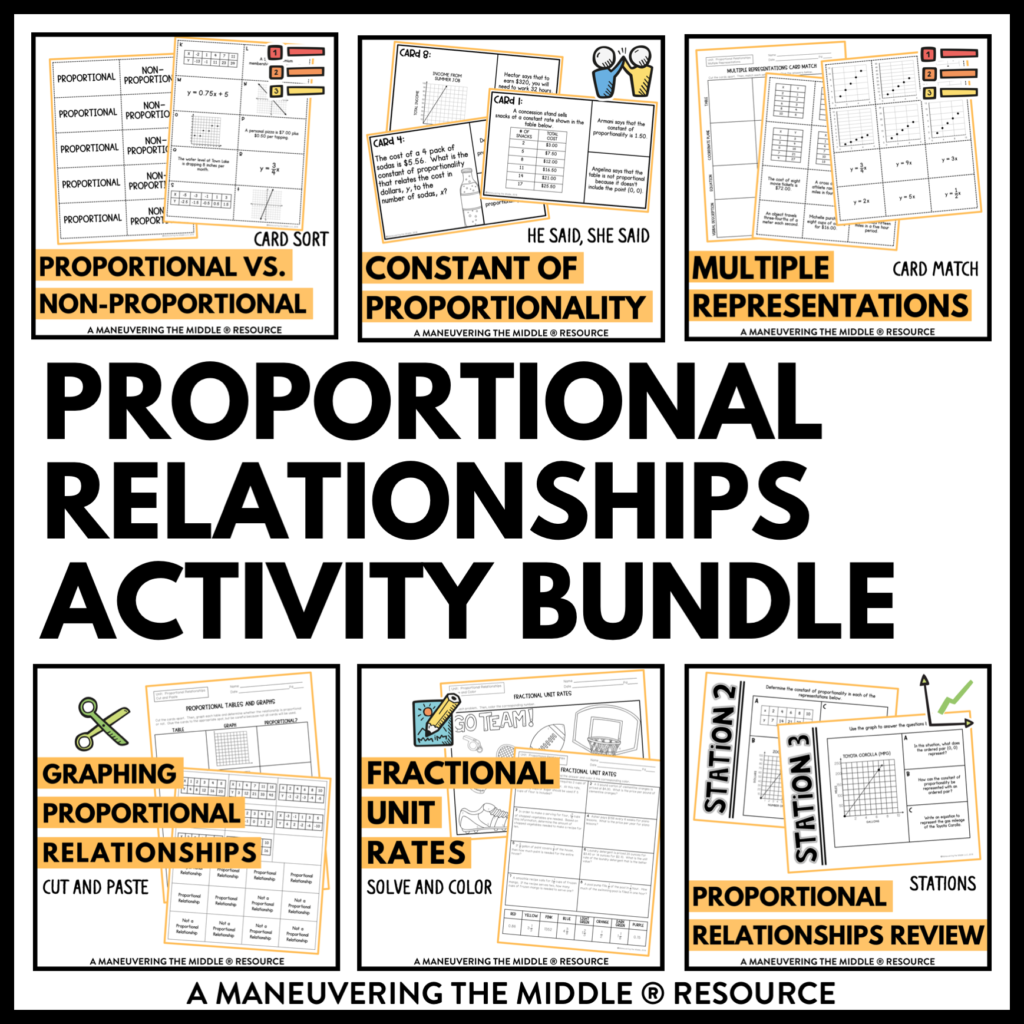 Teaching Proportional Relationships - Maneuvering the Middle