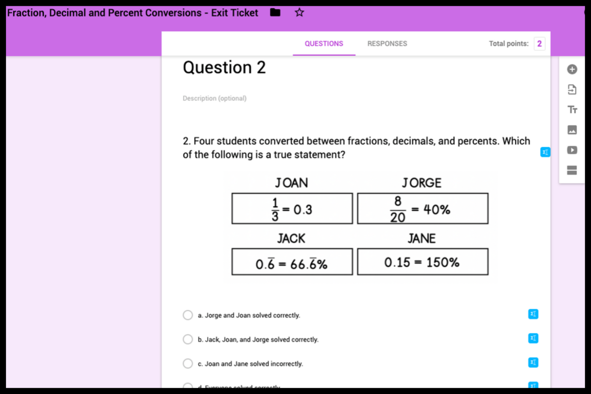 Digital Activities in the Math Classroom - Maneuvering the Middle