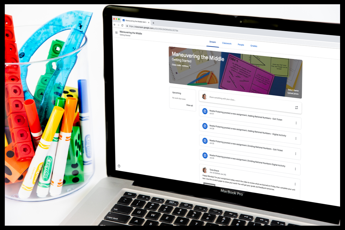 Digital Activities in the Math Classroom - Maneuvering the Middle
