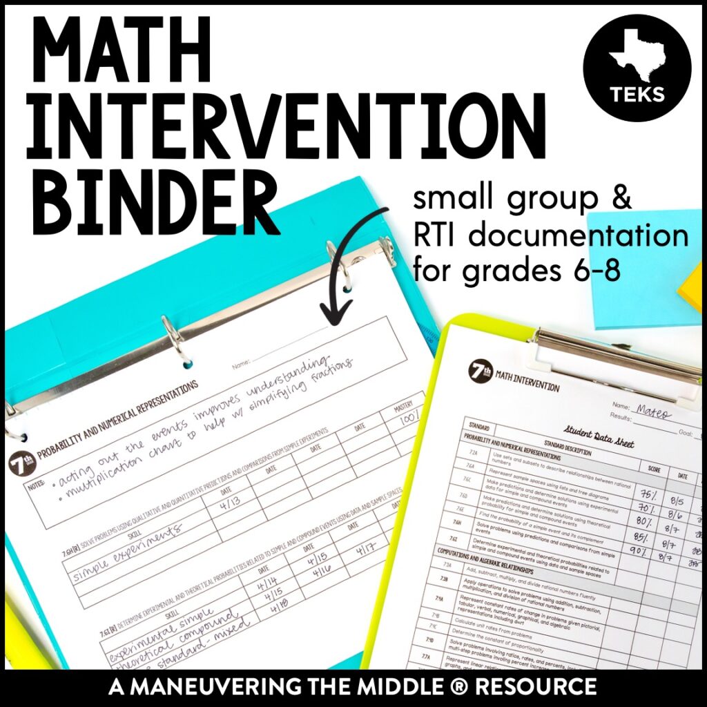 6 Tips for Math Small Groups - Maneuvering the Middle