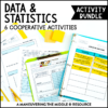 Data and Statistics Activity Bundle 6th Grade - Maneuvering the Middle