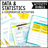 5 Statistics Activities for Middle School - Maneuvering the Middle