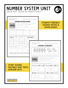 Rational Number System Unit 6th Grade CCSS - Maneuvering the Middle