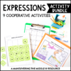 Expressions Activity Bundle 6th Grade - Maneuvering the Middle