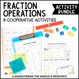 Multiplying Fractions with Models - Maneuvering the Middle