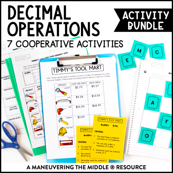 6 Strategies for Multiplying Decimals - Maneuvering the Middle