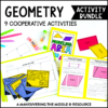 Geometry Activity Bundle 6th Grade - Maneuvering the Middle