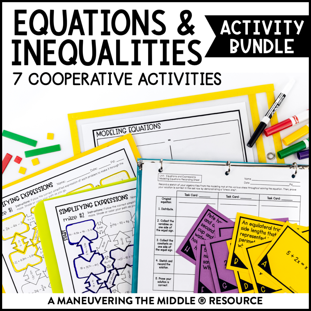 Why You Should Use Algebra Tiles - Maneuvering the Middle