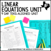 Linear Equations Activity Ideas - Maneuvering the Middle