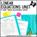 Linear Equations Activity Ideas - Maneuvering the Middle
