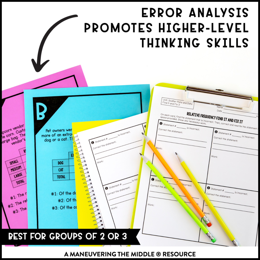 Scatter Plots and Data Activity Bundle 8th Grade - Maneuvering the Middle Scatter Plots and Data Activity Bundle 8th Grade - Maneuvering the Middle
