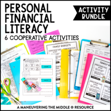 Personal Financial Literacy Activity Bundle 7th Grade TEKS ...