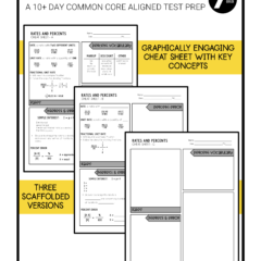 Test Prep Unit 7th Grade CCSS - Maneuvering the Middle