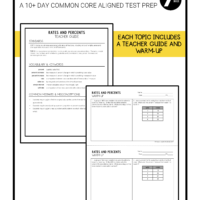 Test Prep Unit 7th Grade CCSS - Maneuvering the Middle