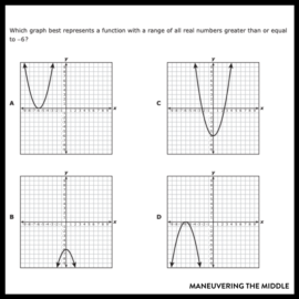 Teaching Domain and Range in Algebra 1 - Maneuvering the Middle