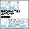 Inequalities Activity Bundle 7th Grade - Maneuvering the Middle