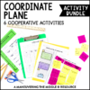 Coordinate Plane Activity Bundle 6th Grade - Maneuvering the Middle