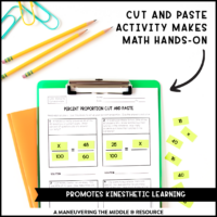 Percents Activity Bundle 7th Grade - Maneuvering the Middle