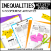 Inequalities Activity Bundle 7th Grade - Maneuvering the Middle